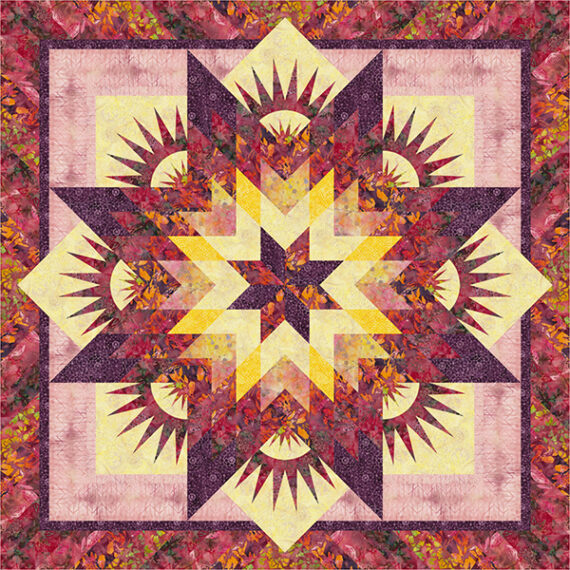 Summer Solstice by Quiltworx – Zoom Class – Bobkatquilts.com